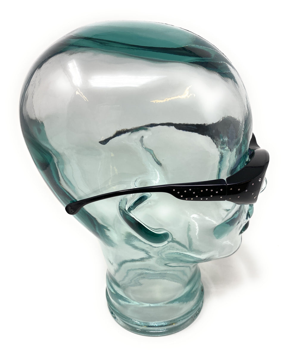 Polarised Optical Covers Over Spectacles BLACK with Diamond Effect Sol ...