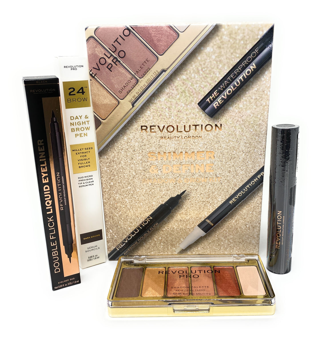 Revolution Makeup Shimmer & Define Shadow & Brow Kit – Clubit.co.uk Ltd